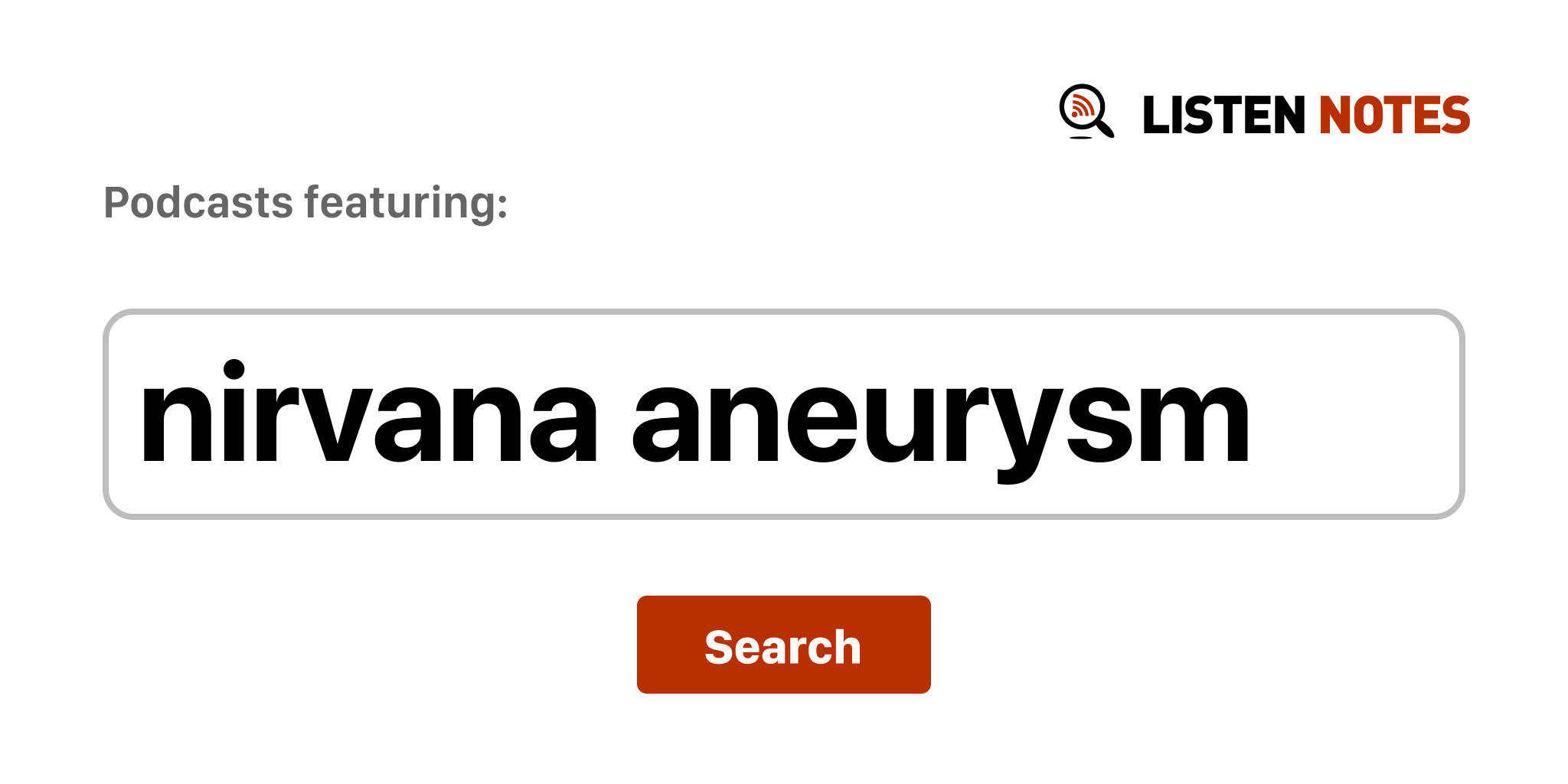 Nirvana Aneurysm - Principales episodios de podcast